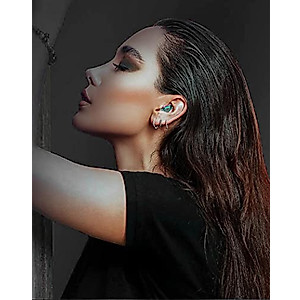 Acuvar Fully Wireless Bluetooth 5.1 Rechargeable IPX4 Waterproof Earbud Headphones with Microphone, 3500mAh USB Smart Dock Charging Case Powerful Surround Stereo Bass and Passive Noise Cancelling