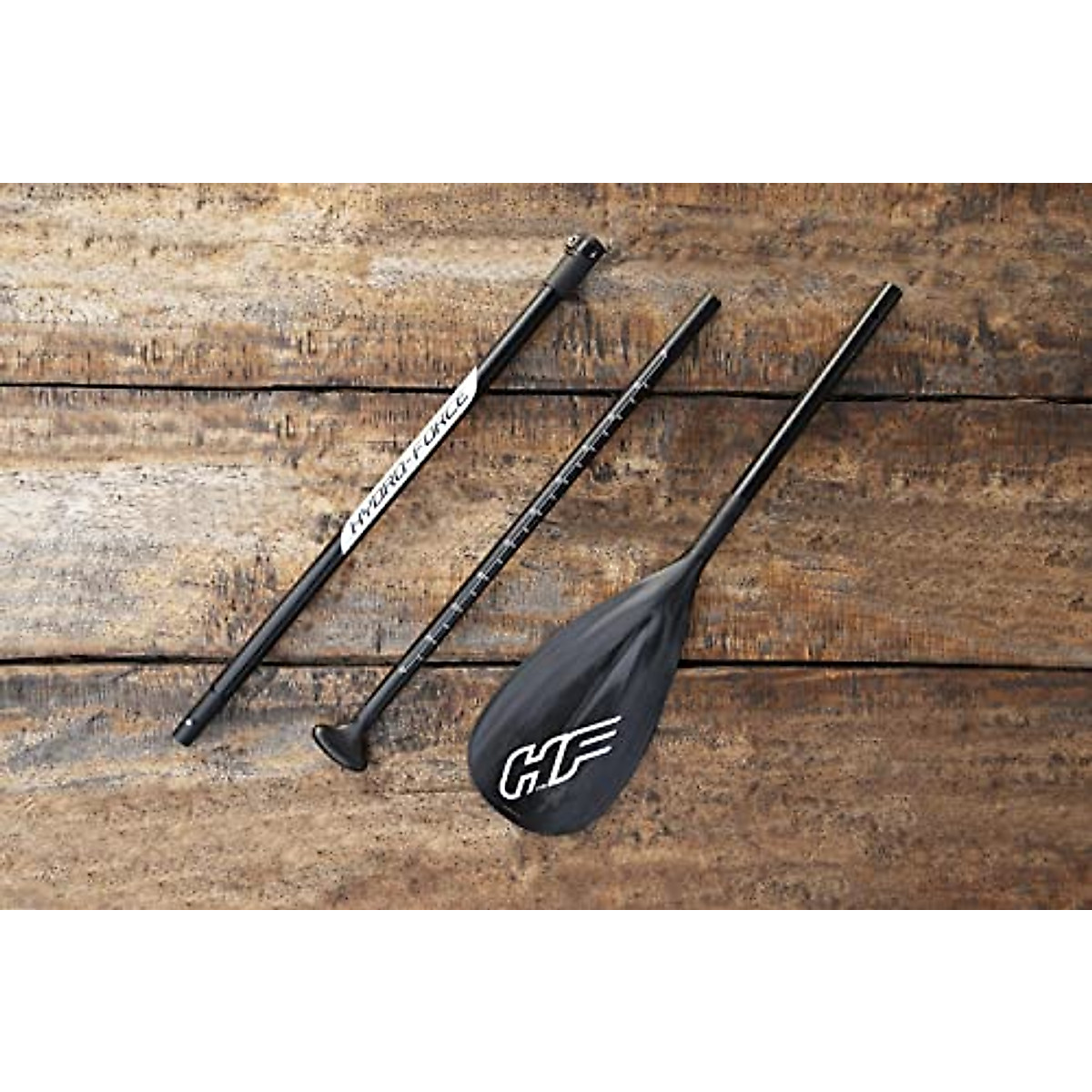 Bestway Hydro-Force Panorama Inflatable Stand-Up Paddleboard Set with See-Through Window (11’2” x 35” x 6”) | Includes Paddle, Hand Pump, Backpack, Leash, Fin, Repair Patch Kit