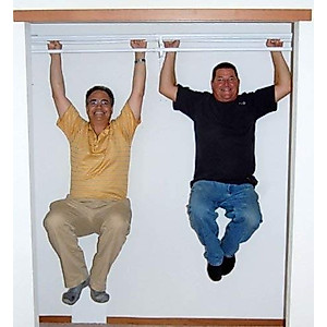 EZ Shelf–2 Pack DIY Expandable Garage Shelves(Each Expands 64" to 120")–White–Easy to Install-Wire Shelving Alternative–Strong(up to 250 lbs)-Wall Mounted Garage Organizer Storage Kit (EZS-G-SW120-2)