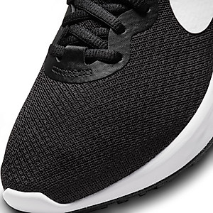 Nike Women's Sneaker Running Shoes, Black White Dk Smoke Grey Cool Grey, 6.5 AU