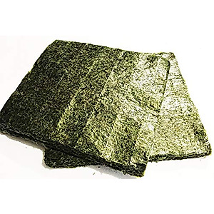 Far Edge Aquatics Bulk Green Seaweed for Fish - Extra Large Sheets (5.10 Oz Approx.) - Stays Intact Longer