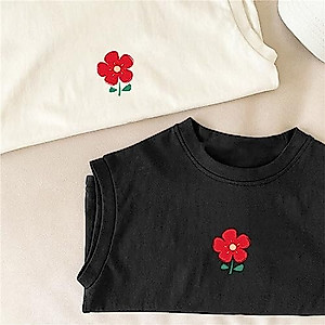 Toddler Baby Boy Letter Tank Top Sleeveless T-Shirt Ruffle Cap Sleeve Round Neck Cute Solid T Shirt Spring Summer Outfit Black