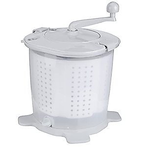 Focket 2 in 1 Portable Washing Machine Dehydrator, 15.7in Underwear Washing Machine for Baby Clothes, Portable Washer for Camping, Manual Small Washer for Apartment Small Laundry
