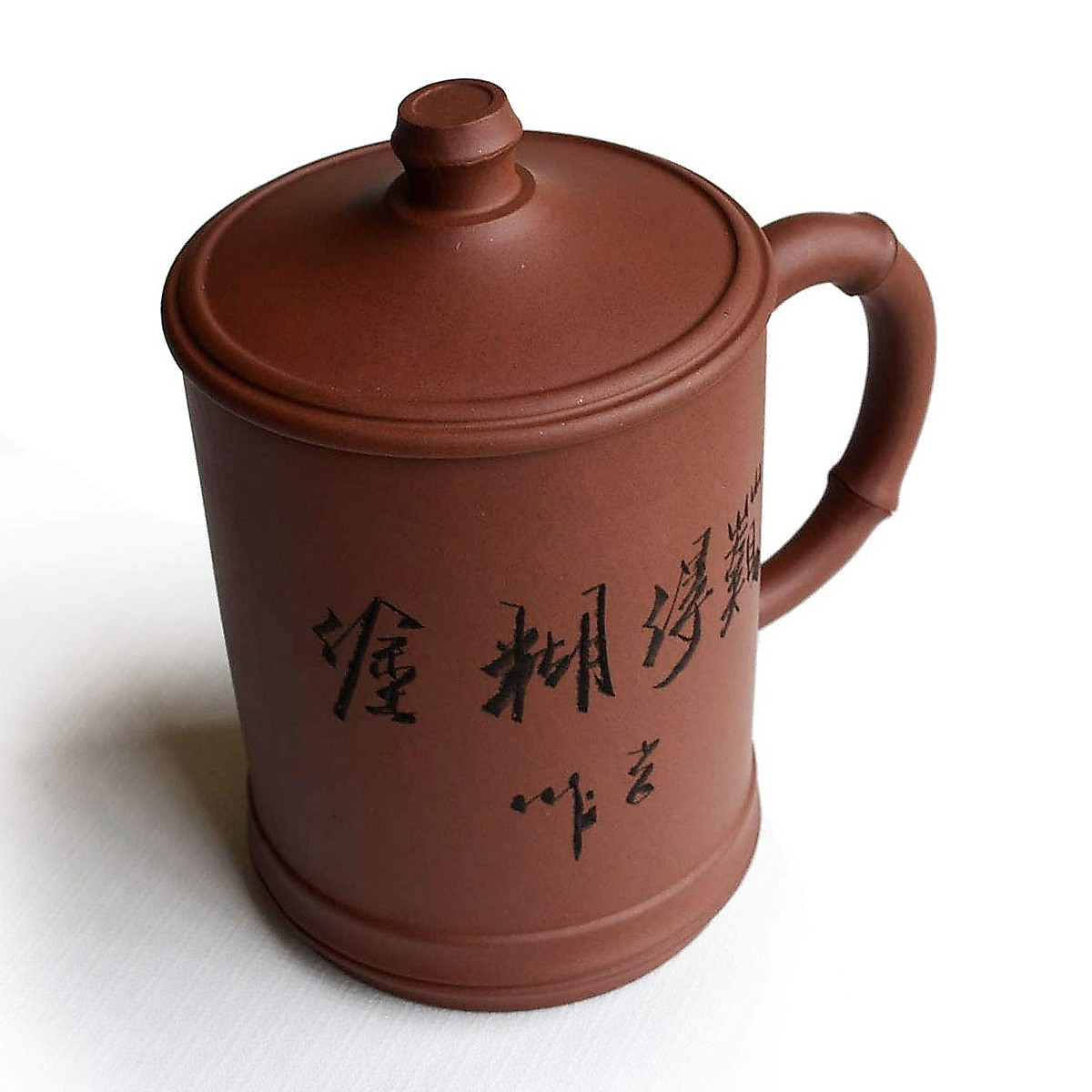 Liang baobao Yixing Purple Clay Teacups 20oz Chinese Zisha Tea Cups with Lip Home Office Coffee Mugs (Nandehutu)