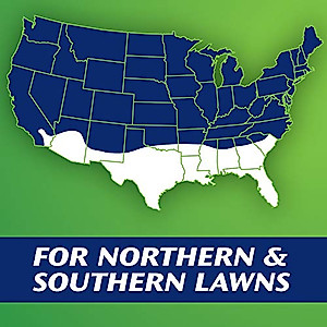 Scotts Turf Builder Grass Seed Heat-Tolerant Blue Mix for Tall Fescue Lawns Resistant to Heat, Drought, and Disease, 3 lbs.