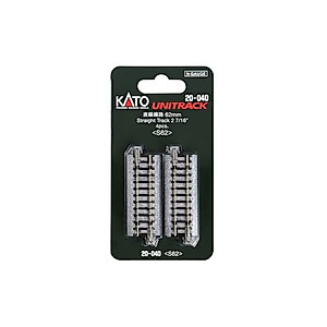 Kato USA Inc. N 62mm 2-7/16 Straight 4 KAT20040 N Track