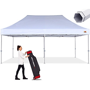 ABCCANOPY Commercial Pop Up Canopy Tent 10x20 Premium-Series, White