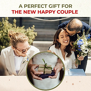 STOFINITY Advice and Wishes for The Mr and Mrs - Wedding Advice Cards for Bridal Shower Decorations, Bridal Shower Advice Cards for Bride and Groom, Floral Bridal Shower Games Advice and Wishes Box