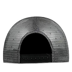 John Deere Mens Oilskin Charcoal Mesh Back Embroidered Hat