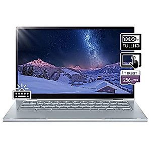ASUS Chromebook Touchsceen Laptop Flip 14inch Full HD IPS Display, Intel Core M3-8100Y, Backlight Keyboard, Wi-Fi 6, USB Type-C, Chrome OS, 360° Convertible, Webcam (8GB RAM | 64GB eMMC+256G SD Card)