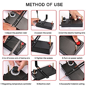 ERYUE Ribbon Cutter, Home Use Hot Ribbon Cutter Machine DIY Rope Band Craft DIY Manual Cut Tool