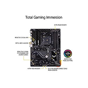 Micro Center AMD Ryzen 5 5600X Processor 6-core Bundle ASUS TUF Gaming B550-PLUS WiFi AM4 ATX Motherboard and PowerSpec 650W 80+ Gold Fully Modular PSU