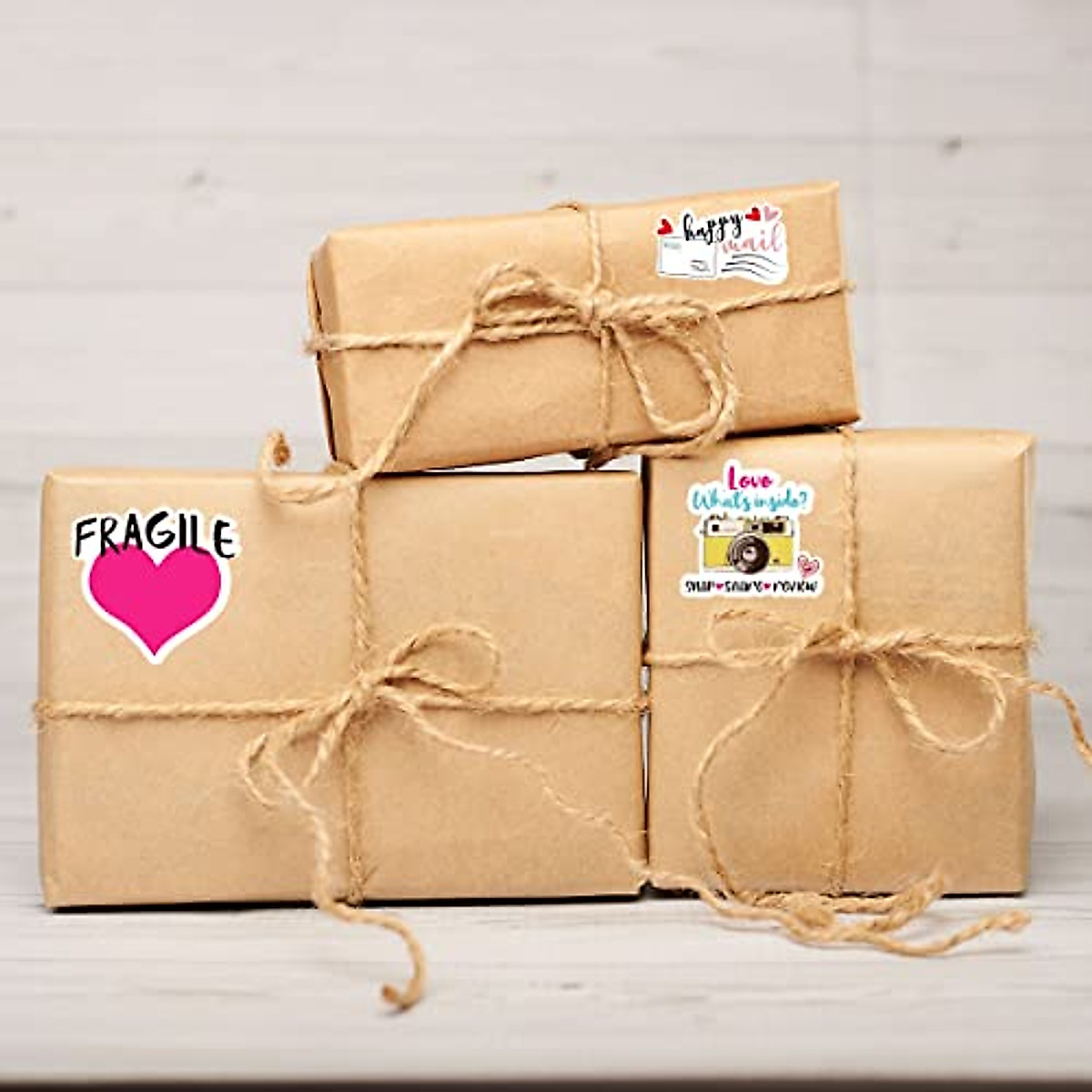 Fragile Stickers,Mail Stickers,Thank You Stickers,Handmade Stickers,Small Shop Stickers,Envelopes Stickers for Small Business, Online Retailers,Handmade Goods,500 Labels Per Roll