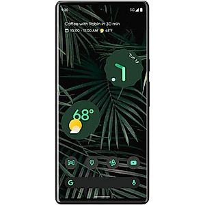 Google Pixel 6 Pro - 5G Android Phone - Unlocked Smartphone with Advanced Pixel Camera and Telephoto Lens - 128GB - Stormy Black (Renewed)