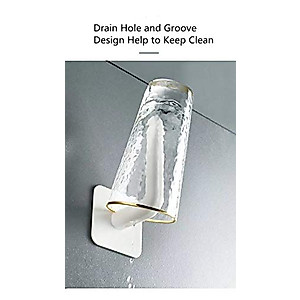 NOWEOD Universal Wall Hook, self-Adhesive Hook, Multi-Purpose Hooks (2 Pack) White