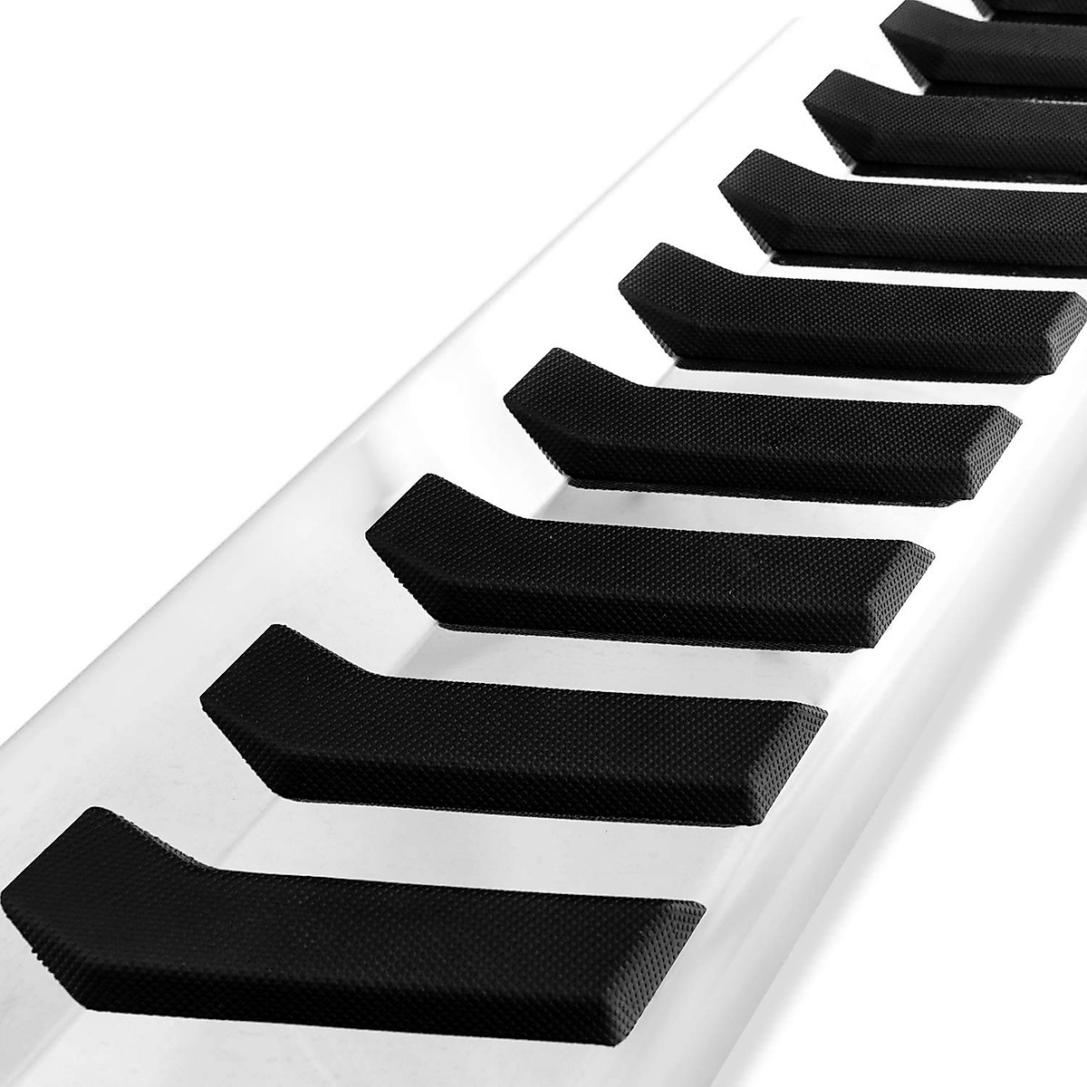 COMNOVA Pair Running Board Nerf Bar for 15-24 Ford F150 Crew Cab(4 Full Size Doors) Side Steps,Width 6 Inches V Style (15-20 Ford F150 Superduty Crew Cab)