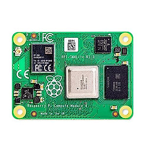 Raspberry Pi Compute Module 4-2GB RAM eMMC 0GB (Lite), 2.4/5.0GHz with Wi-Fi & Bluetooth (CM4102000)