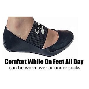 FOOTS LOVE 2 Plantar Fasciitis Braces/Sleeves. Foot Care, Heel Spurs, Feet Pain Relief, Flat & Fallen Arches, High Arch, Flat Feet. (1 Pair Black - One Size Fits All),2 Count (Pack of 1)