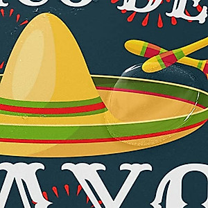 xigua Mardi Gras Bath Curtain Rugs Sets 2 Pcs,Cinco De Mayo Bathroom Theme Set with Shower Curtain and Non-Slip Carpet -12 Hooks-60X72in