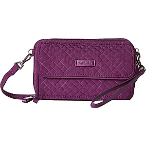 Vera Bradley Iconic RFID All-In-One Crossbody Gloxinia Purple One Size