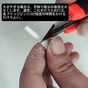 Vencetmat Unbleached Acoustic Guitar Bridge Pins,Made of Real Bones,Inlaid Abalone Dot, Bridge Pin Puller was Included