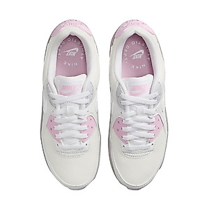 Nike Women's Air Max 90 White/Sail-Med Soft Pink (FN7489 100) - 7