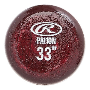 Rawlings Velo Maple Wood Baseball Bat: PA110N Adult 33 inch