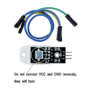 DaFuRui 2Pack DHT22/AM2302 Digital Temperature and Humidity Sensor Module Temp Humidity Monitor with Cable Compatible for Arduino