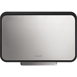 Kohler 13 Gallon Hands-Free Kitchen Step, Trash Can with Foot Pedal, Quiet-Close Lid, Stainless Steel