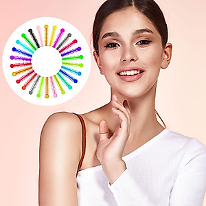 Nuanchu 2080 O-rings Multicolor Orthodontic Ligature Ties Elastic Teeth Orthodontic Ligature Rubber Bands for Braces