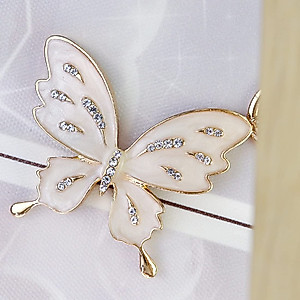 Butterfly Keychain - Cute Key Chains,Butterfly Gift,Crystal Bling Diamond keychain,Butterfly Accessories for Women Car Keys