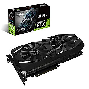 ASUS GeForce® RTX 2080 O8G Dual-fan OC Edition GDDR6 HDMI DP 1.4 USB Type-C graphics card (DUAL-RTX2080-O8G )