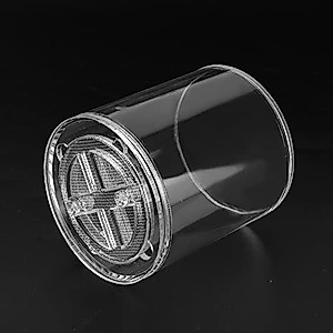 Acrylic Mini Reptile Tank Habitat Cricket Terrarium Reptile Breeding Case Circular with Top Cover for Spider Small Animals