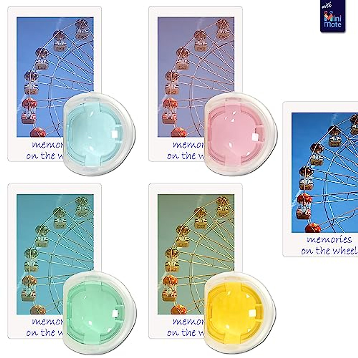 Fujifilm Instax Mini 12 Instant Camera Blossom Pink + Carrying Case + Fuji Instax Film Value Pack (40 Sheets) Accessories Bundle, Color Filters, Photo Album, Assorted Frames