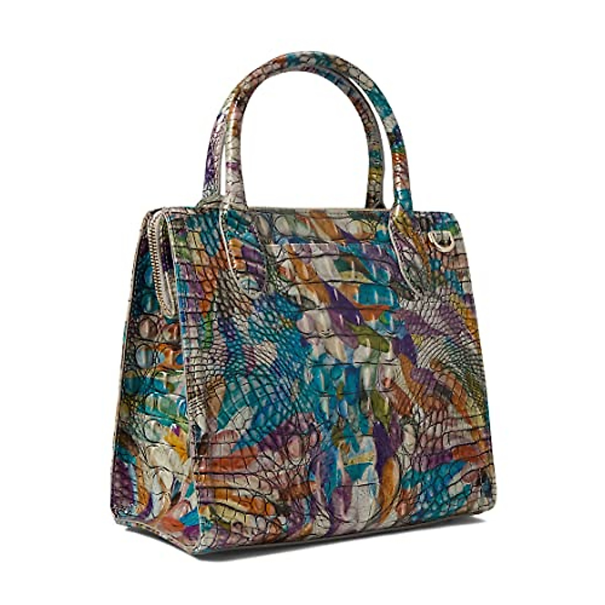 BRAHMIN Melbourne Small Caroline Satchel Flourish One Size