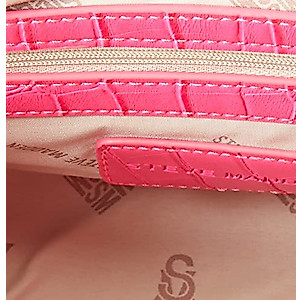 Steve Madden Alessa Croco Crossbody Bag, Hot Pink
