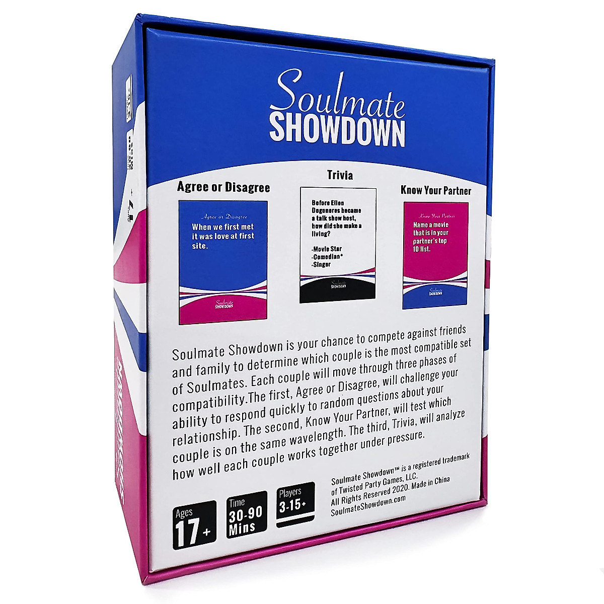 Soulmate Showdown Couples Card Game - Collaborate Through Three Exciting Rounds and Learn Something New About Your Relationship