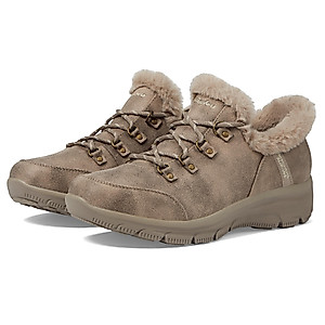 Skechers Women's Easy Going-Fall Adventures-Hands Free Slip-Ins Ankle Boot, Taupe, 9