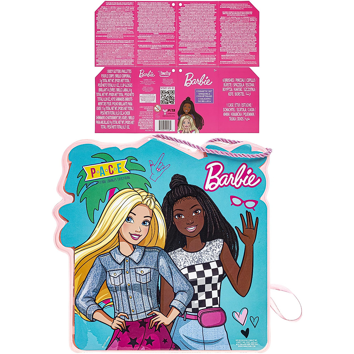 Disney’s The Little Mermaid Eye Lip and Face Beauty Soft Case Makeup Pallete for Girls Ages 3+ Perfect for Parties, Sleepovers & Makeovers