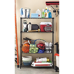 Whitmor 6310-7205 Supreme Black Storage Center