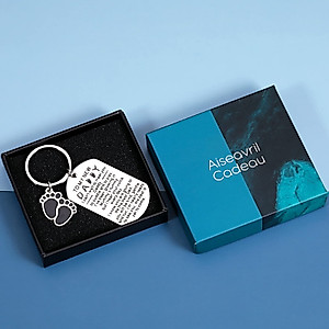 New Dad to Be Gifts Keychain Pregnancy Baby Announcement Gifts for Dad Men First Time Father's Day Gifts Soon to Be Daddy Gifts for Him First Time Dads Moms Gifts for Husband from New Mommy Wife