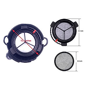 Xcivi Replacement Coffee Maker Water Filtration Set Filter Disk with Frame for Mr. Coffee Brewers Coffee Maker, Compatible Mr Coffee Filter Dics (1Disk Frame +12 Filter Disks)