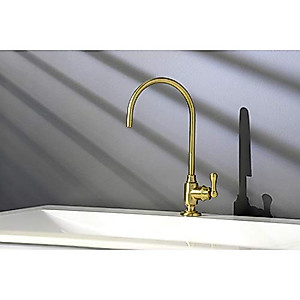 Kingston Brass KS5197AL Royale Single-Handle Water Filtration Faucet, Brushed Brass