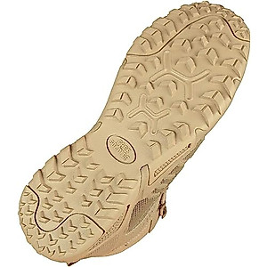 FREE SOLDIER Men's Waterproof Hiking Boots Lightweight Work Boots Military Tactical Boots Durable Combat Boots(Tan, 10 US)