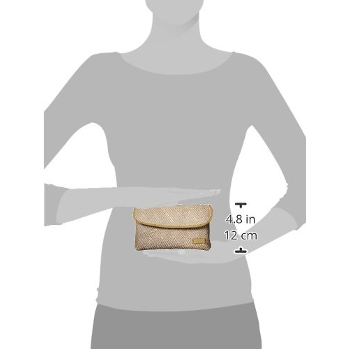 Stephanie Johnson Katie Folding Cosmetic Bag, Hamptons White