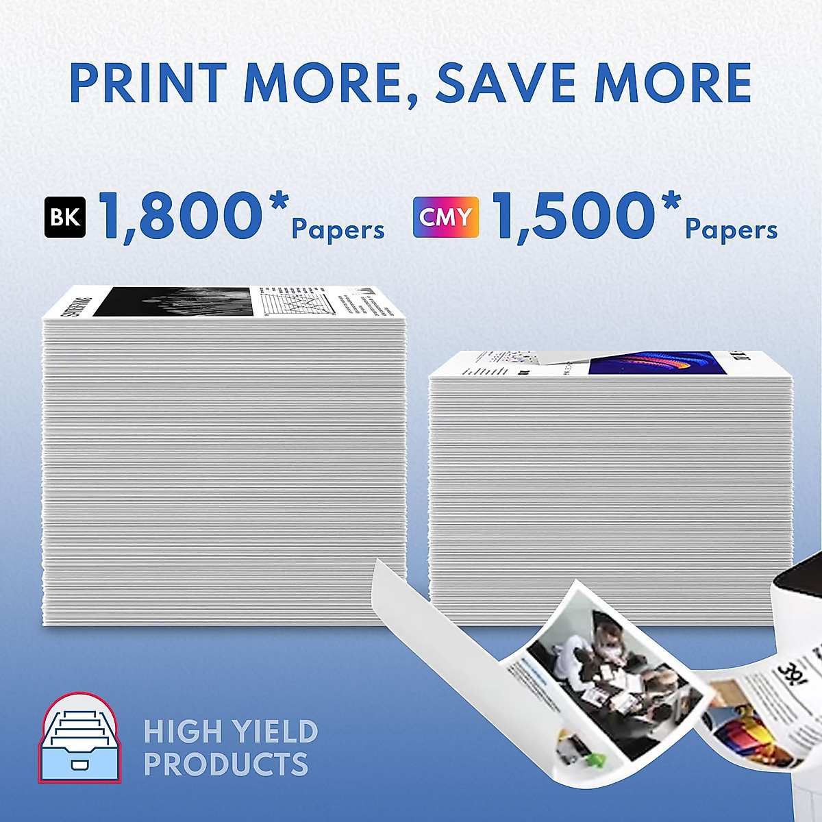 130A Black Cyan Yellow Magenta Toner Cartridge with Chip (5-pack) | Replacement for HP130A for Pro 100 color MFP M175, Pro CP1025, TopShot Pro M275 MFP Series Printer | CF350A, CF351A, CF352A, CF353A