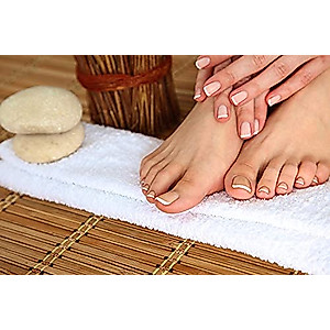 SOFT TEXTILES White Spa Towels for Facials - Salon Towels/Hand Towels Bulk/Facial Towels for Estheticians Soft/Toallas para Salon De Belleza / 16 x 27 Inches/Pack of 12