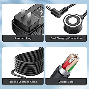 13.3V Charger for Shark Vacmop VM251 VM252 VM252C VM200 VM200C VC200 VC205 QM250 UM205 Hard Floor Vacuum Mop