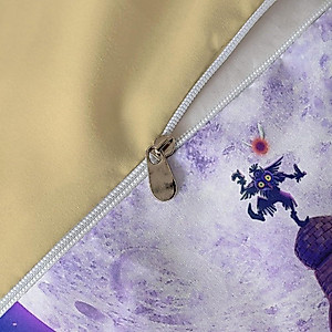 XOUKI Legend of Link Wild Game 3D Bedding Duvet Cover Set 3 Piece (1 Duvet Cover + 2 Pillow Cases) Bedding Set (Full 79x90in + 20x30in*2,08)