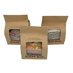 Moda Fabric 3 Scrap Bags, Assorted, 6 Inches